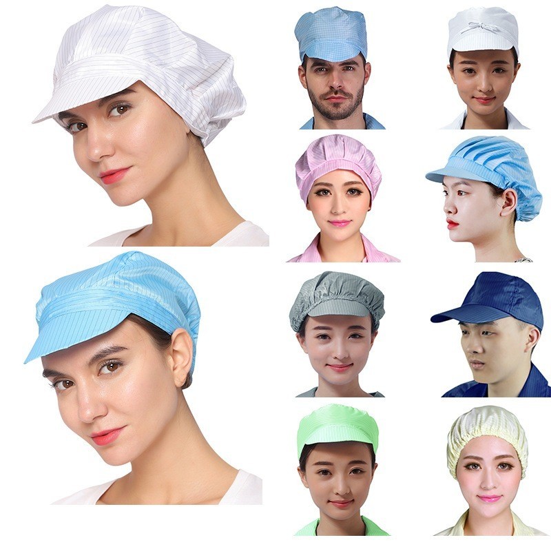 Jual Antistatic Smock Cap / Topi ESD/Topi kerja unisex tahan debu ...