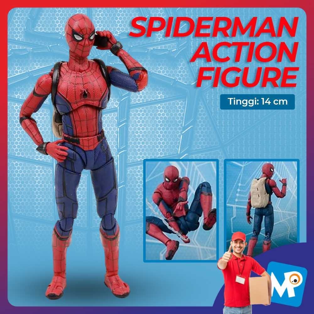 Jual SHFiguart Model Mainan Spider-Man Homecoming Action Figure - Z02 ...
