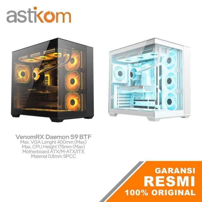 Jual Casing PC VenomRX Daemon S9 BTF ATX | Shopee Indonesia