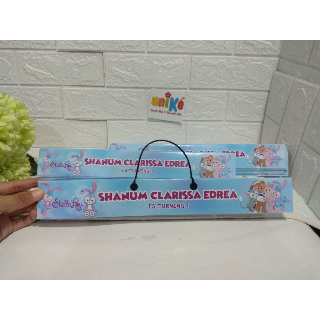 Jual Plastik Label 30x40 FREE CUSTOM DESAIN + Tali Plintir Hitam Art ...