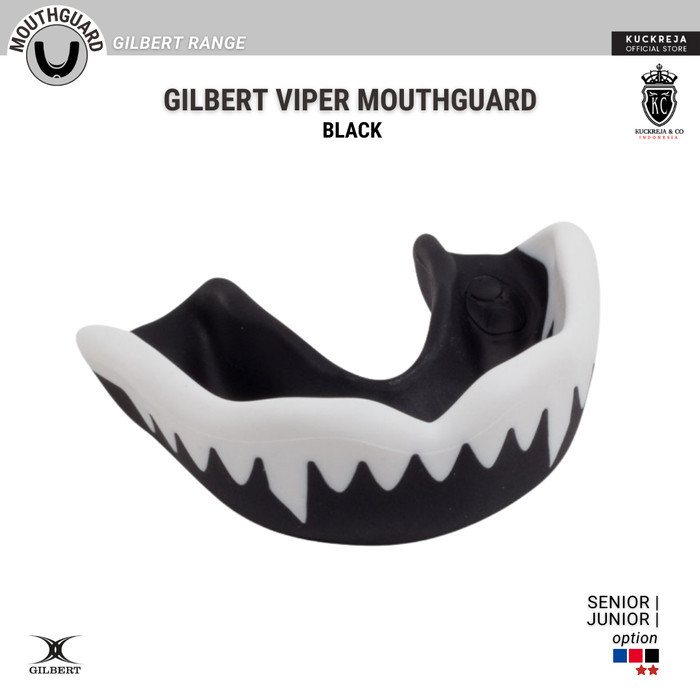 Jual Gilbert Viper Mouthguard - Black | Shopee Indonesia