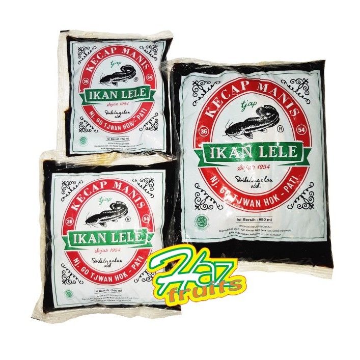Jual Kecap Lele | Kecap Manis Sachet Cap Ikan Lele 160,340,680 Ml ...