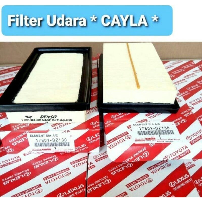 Jual Filter Udara Toyota Calya Sigra Agya Ayla 1.2cc 17801-BZ130 ...