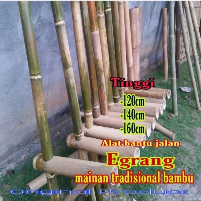 Jual Egrang Bambu Mainan Tradisional Egrang Bambu Mainan Anak - Tinggi ...