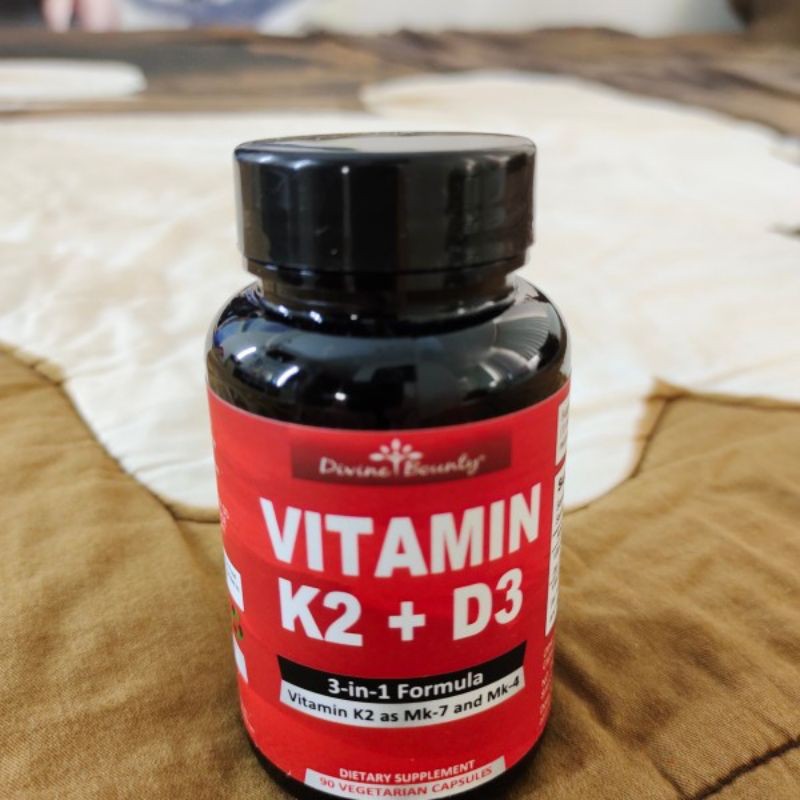 Jual DIVINE BOUNTY VITAMIN K2 + D3 (MK + MK4) VIT D3 5000 IU 60 ...