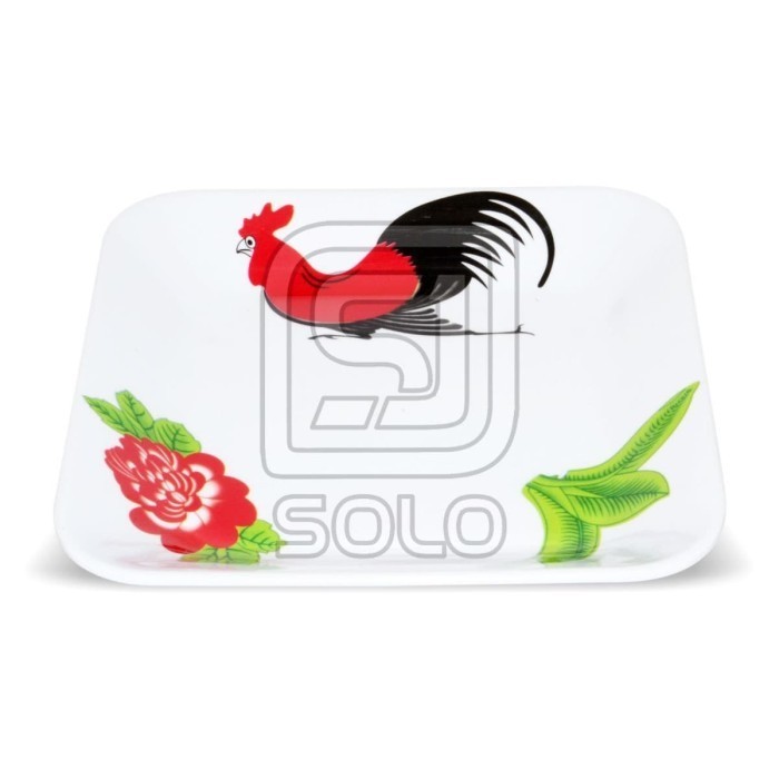 Jual Piring Melamine Kotak Ayam 5,5" / Piring Saji 5,5Inch Srithai ...