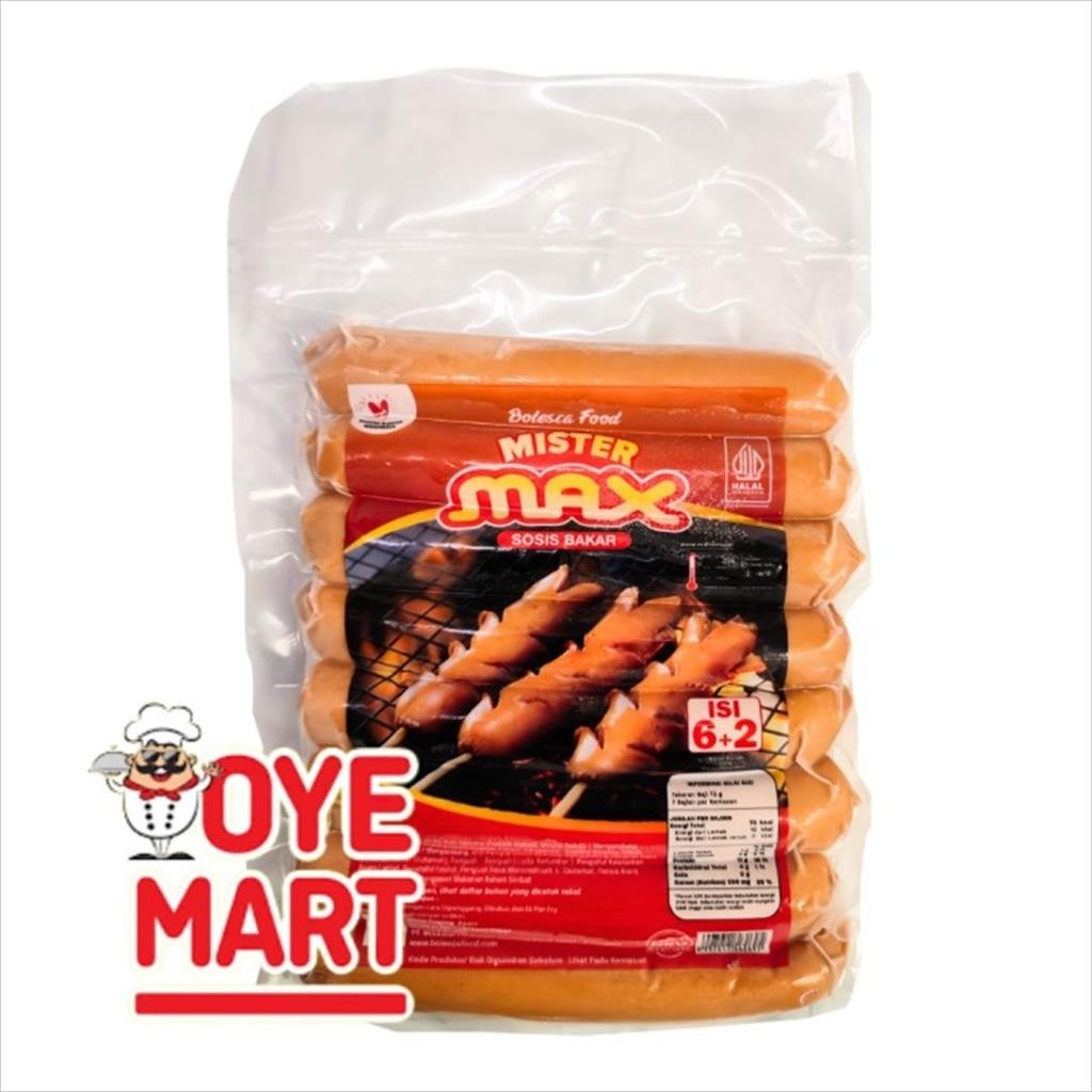 Jual MISTER MAX SOSIS BAKAR ISI 6+2 500GR | Shopee Indonesia