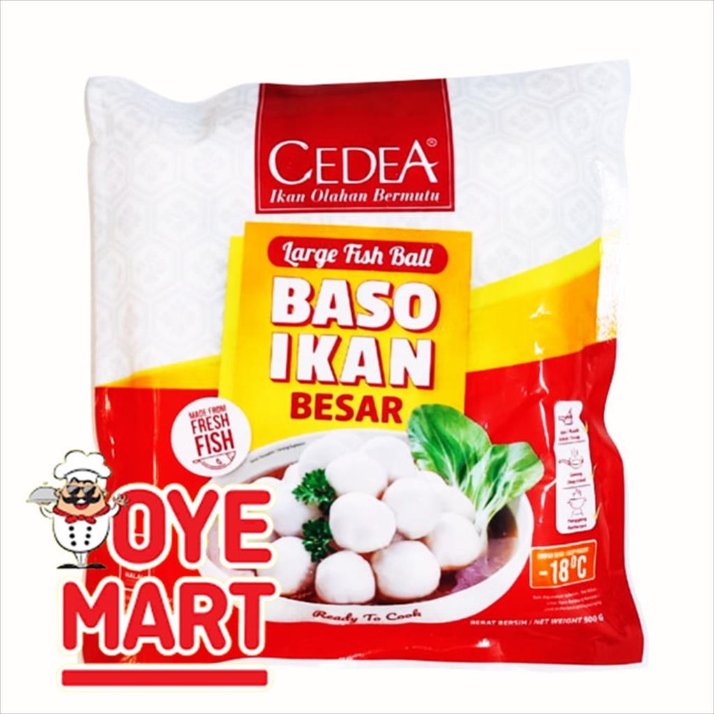 Jual CEDEA FISH BALL 500GR BASO / IKAN BESAR | Shopee Indonesia