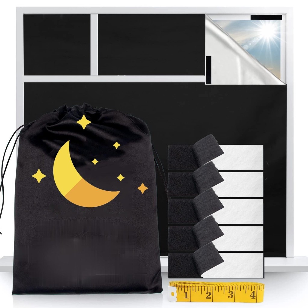 Jual 100% Blackout Darkest House Window Cloth Privacy Film Tint Anti ...