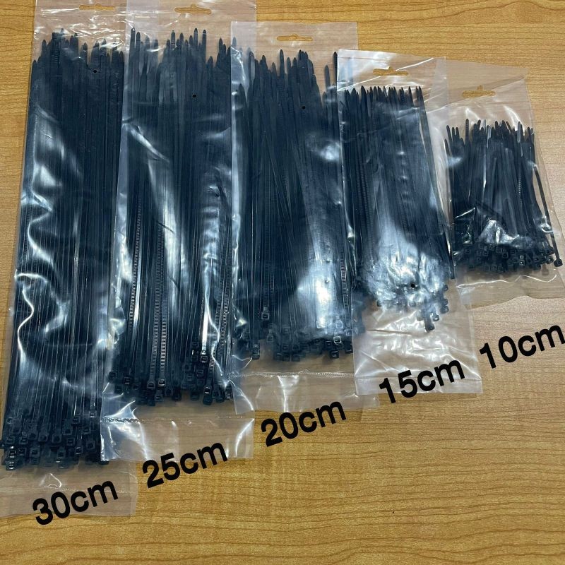 Jual Kabel Ties / Tali ties / tali krek hitam 10 cm / 15 cm / 20 cm ...
