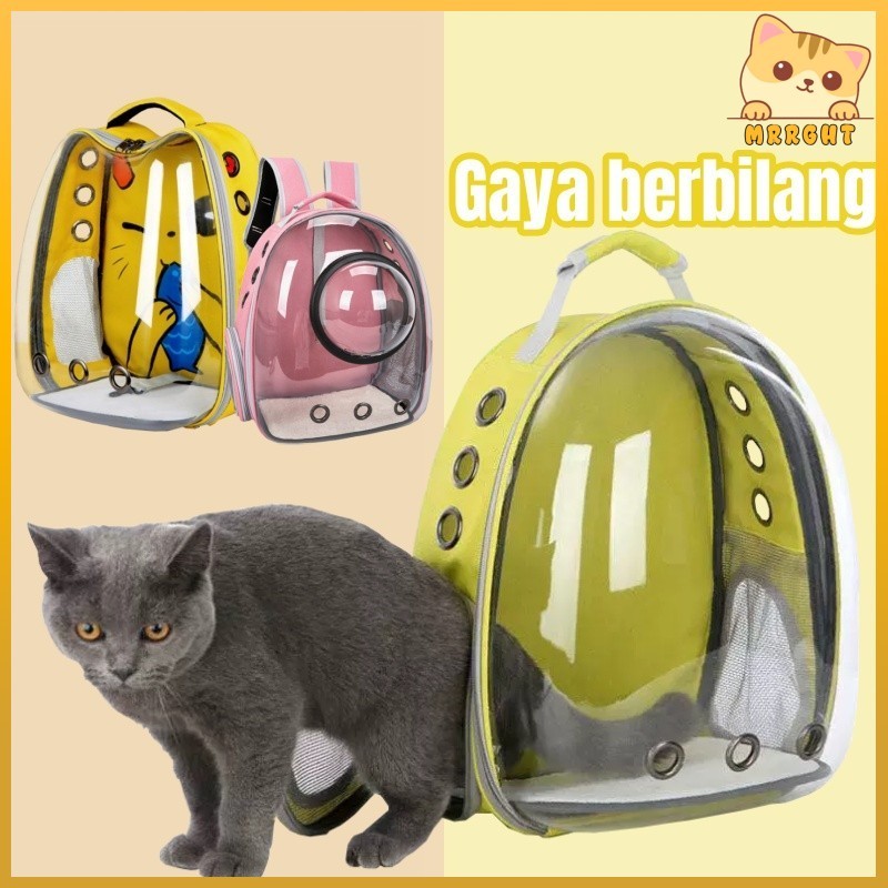 Jual Tas Kucing peliharaan yang transparan, tas transportasi kucing dan ...