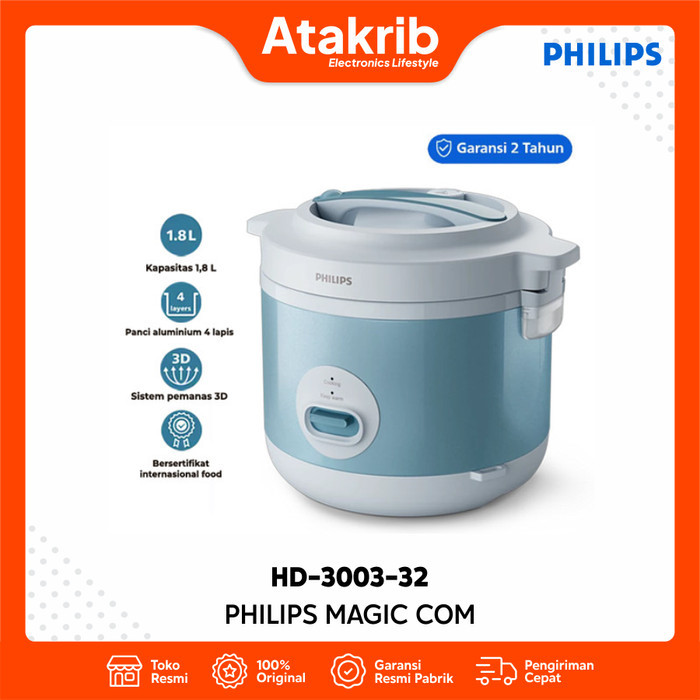Jual PHILIPS MAGIC COM HD-3003-32 HD-3003/32 Kapasitas 1.8 L | Shopee ...