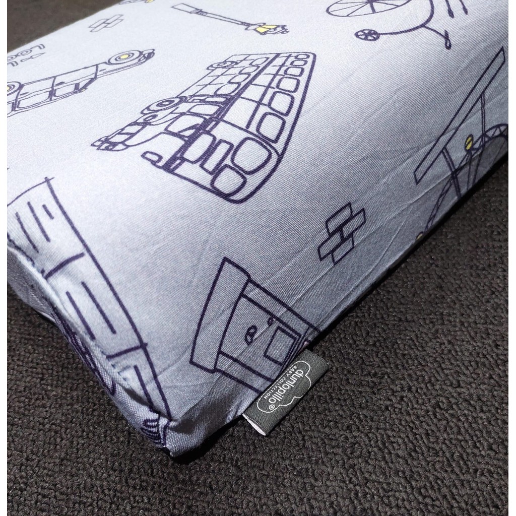 Jual Dunlopillo SARUNG / COVER Bantal JUNIOR Motif Blue London 45x25 cm ...