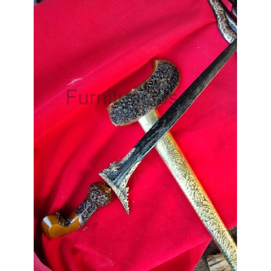 Jual keris naga raja kamarogan kinatah kerisnyaaa ajaa FJ425 | Shopee ...
