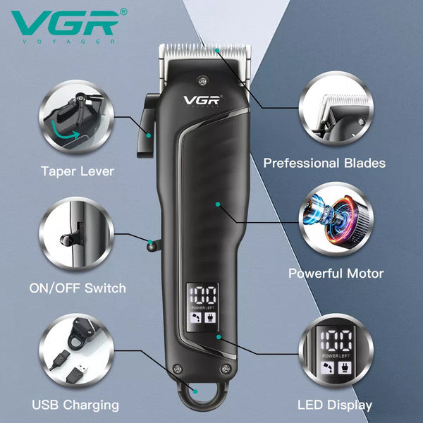 Jual VGR V-683 Hair Clipper 2000MAH 9000RPM Mesin Cukur Rambut Professional VGR V683 VGR 683 ...
