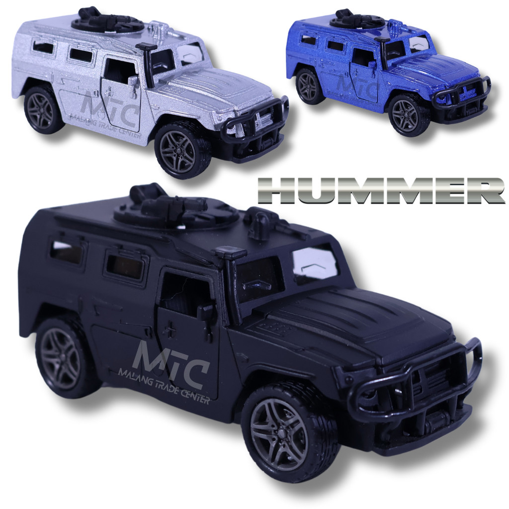 Jual Diecast Alloy Metal Miniatur Mobil Jeep Humvee Hammer Mobil Baja ...