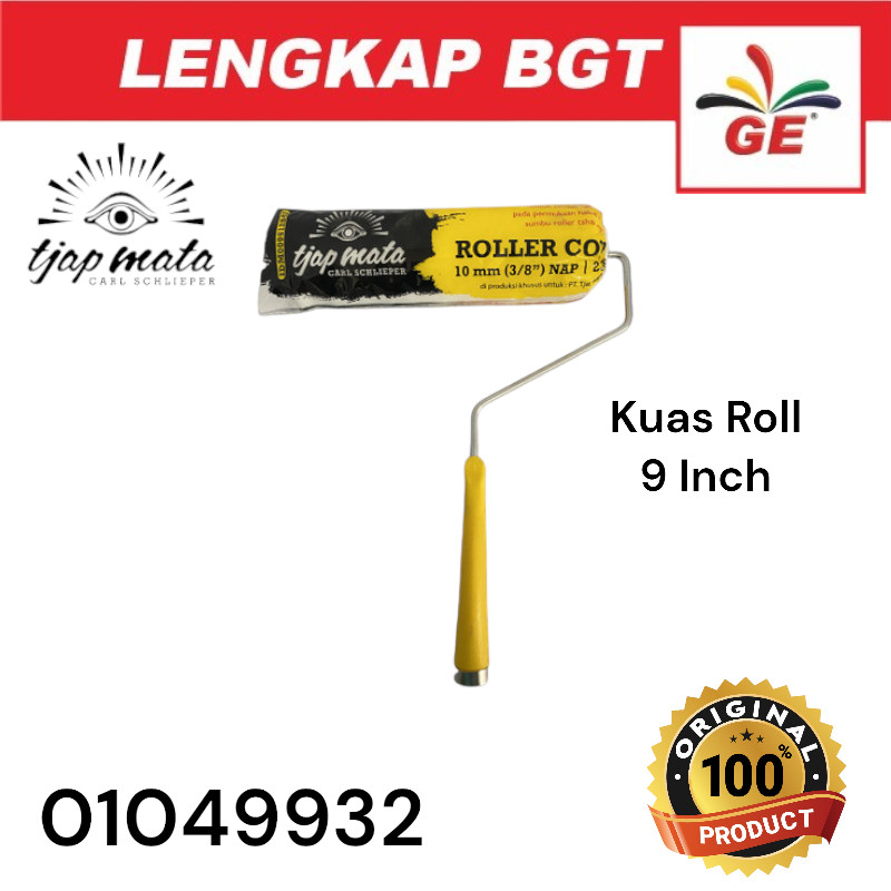 Jual Tjap Mata/Cap Mata Kuas Roll 9 Inch - 01049932 | Shopee Indonesia