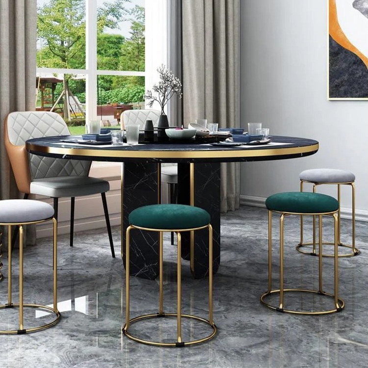 Jual Kuris Bulat Bangku Baja Makan /Kursi Cafe /Kursi Tamu Besi / Kursi ...