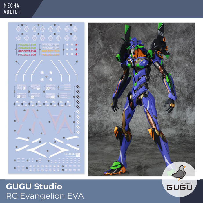 Jual Water Slide Decal RG Evangelion EVA by GUGU Decal | Shopee Indonesia