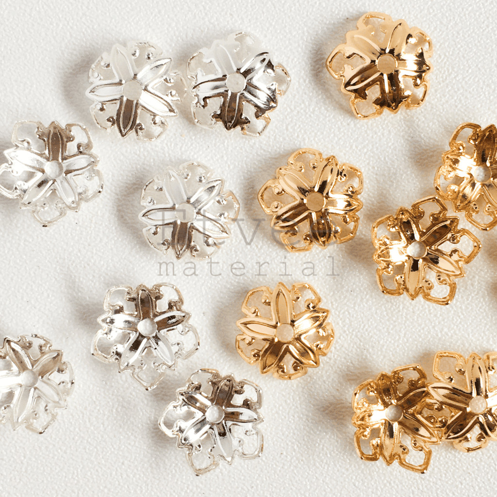 Jual L229 Bead cap mahkota mutiara cangkang manik bunga | Shopee Indonesia