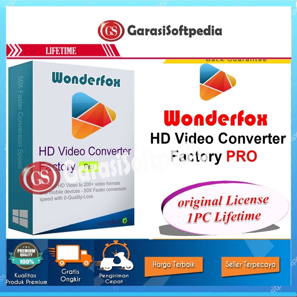 Jual Software Lisensi WonderFox HD Video Converter Factory V.24.4 ...