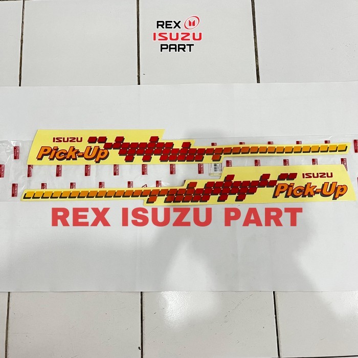 Jual Stiker Isuzu panther pick up SET ORI Isuzu list body | Shopee ...