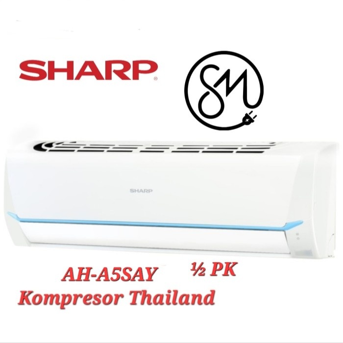 Jual AC Sharp 1/2 PK AH-A5SAY 5SAY 0,5 Kompresor Thailand | Shopee ...