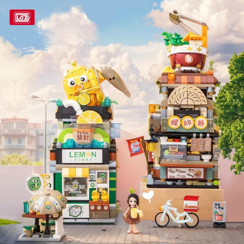 Jual RE38SK BLOCK CITY LOZ Nano Block Seri Makanan Street Food Series ...