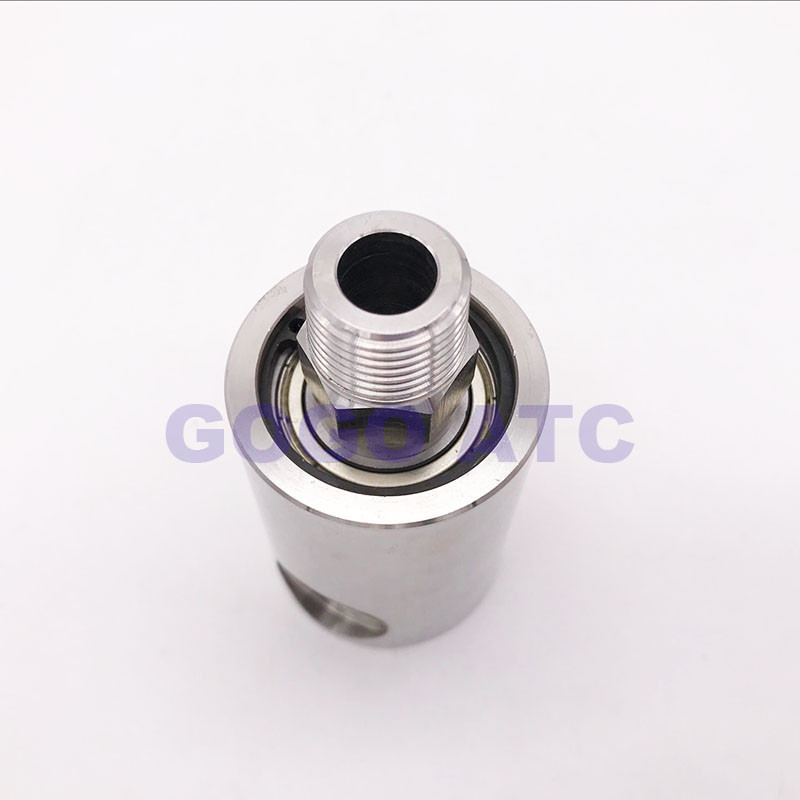 Jual 250Bar high pressure rotary swivel joint 50RPM 1/4 3/8 1/2 inch thread stainless steel 304 ...