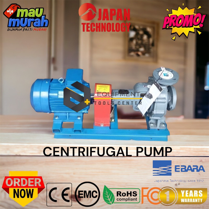 Jual Pompa Sentrifugal EBARA 50x40 FSHA Motor 1,5KW 2HP 4P 1500RPM 380V | Shopee Indonesia