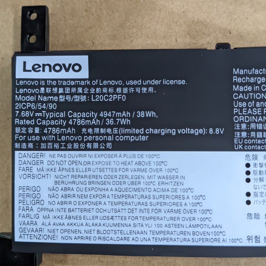 Jual Original Lenovo Batre Baterai Len IdeaPad 3 14ITL 14ITL6 Gen 6 V14 ...