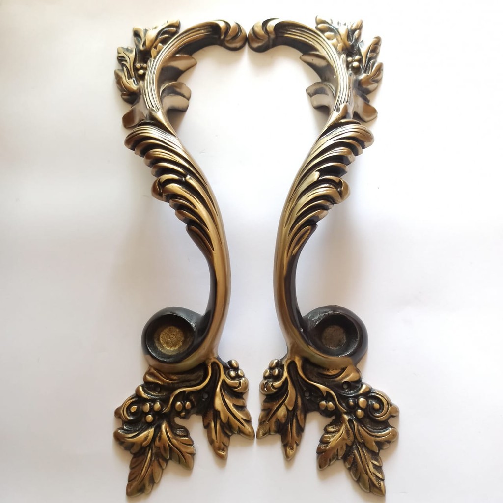 Jual Engraved Door Handle – 28 Cm | Pegangan Pintu Ukir – Ukiran Mewah ...