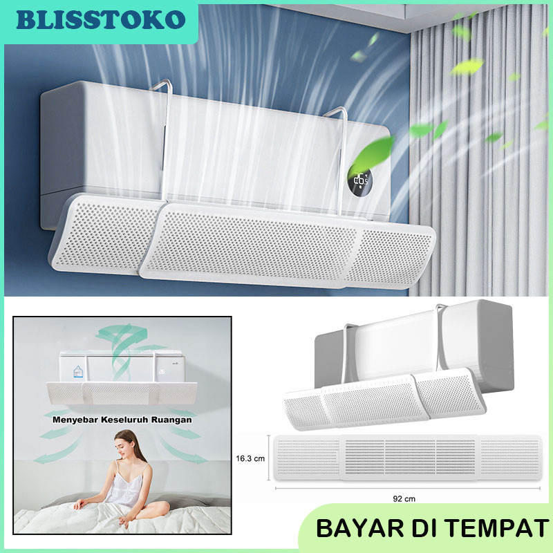 Jual Air Screen Cover Reflektor Talang Penahan Hembusan Angin AC ...