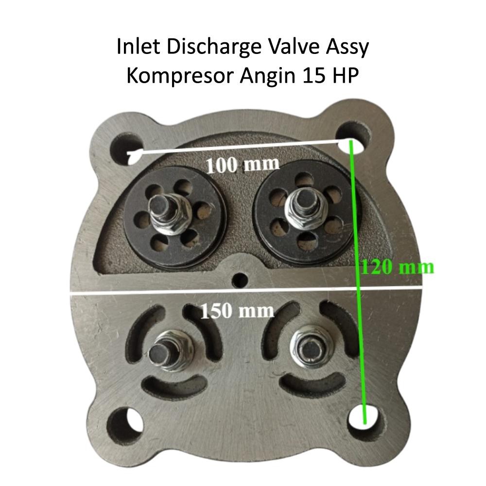Jual Inlet Discharge Valve Assy Kompresor Angin PUMA 15 HP | Klep ...