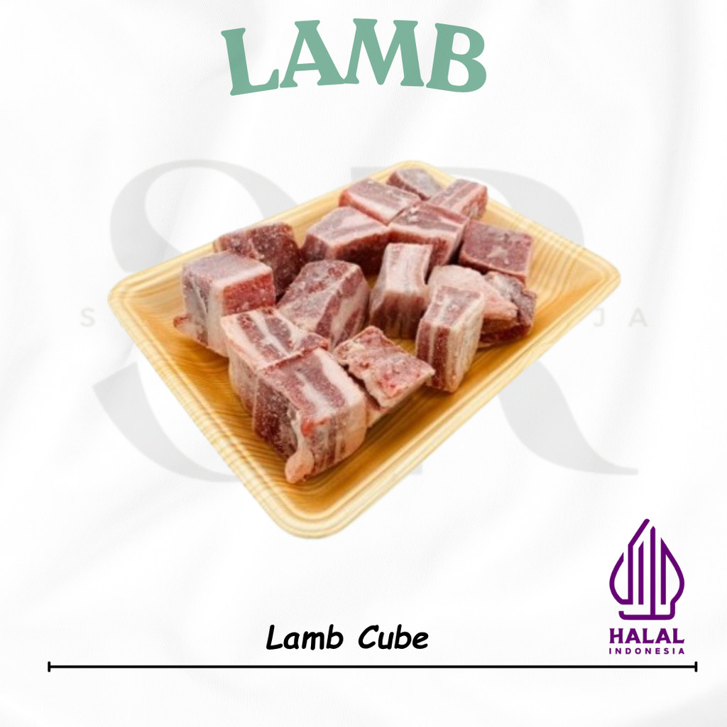 Jual Daging Domba Muda Import AUS Potongan / Lamb Cube 500 gram - 2 Kg ...