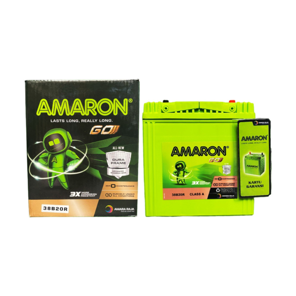 Jual Amaron Go Aki Kering Mobil Toyota Rush GR 38B20R / NS40Z - 12V / 35Ah | Shopee Indonesia