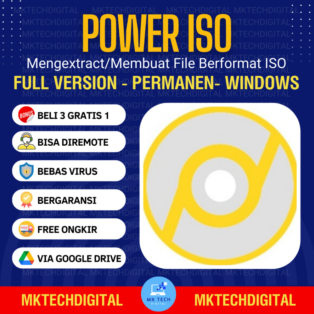Jual POWER ISO - WIN FULL VERSION - BISA DIREMOTE - Garansi - Murah ...