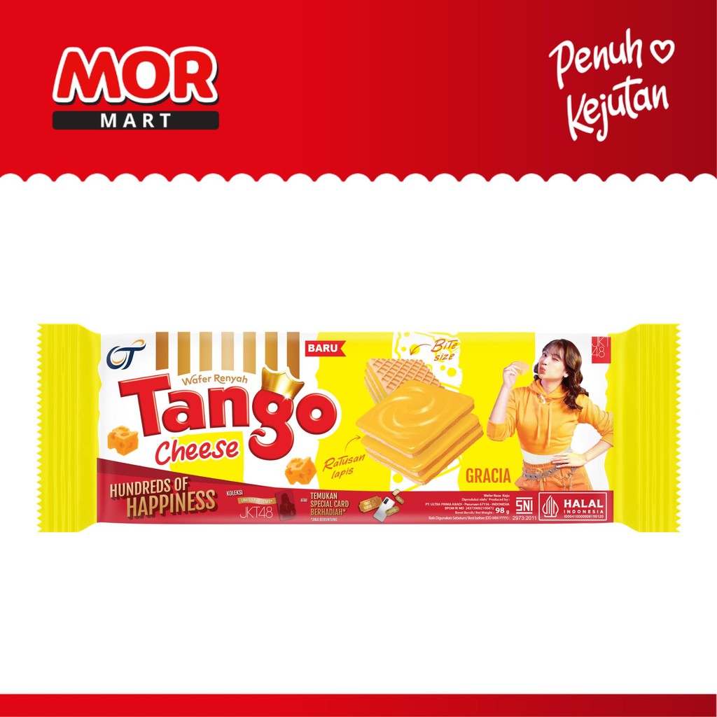 Jual Tango Wafer Cheese Keju 98g | Shopee Indonesia