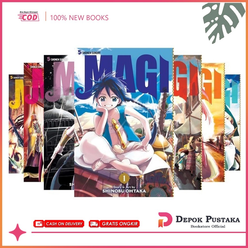 Jual Komik Magi: The Labyrinth of Magic by Shinobu Ohtaka (37 Book ...