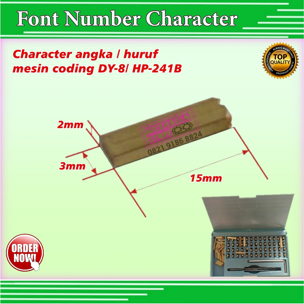 Jual Letter character font angka huruf word number font mata print ...
