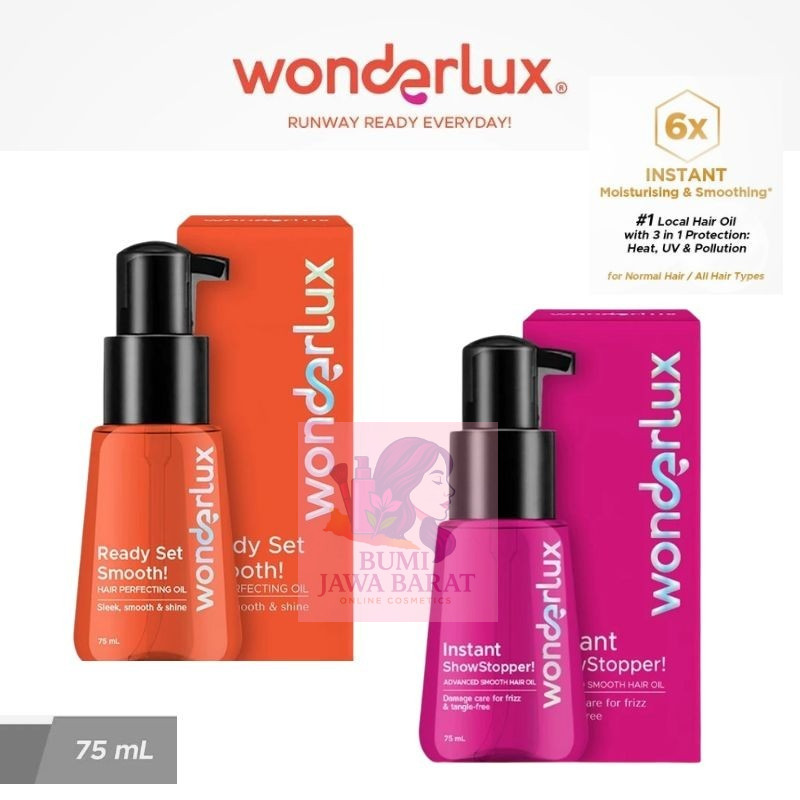 Jual Wonderlux Hair Oil -Varian [Ready Set Smooth & Instant Showstopper ...