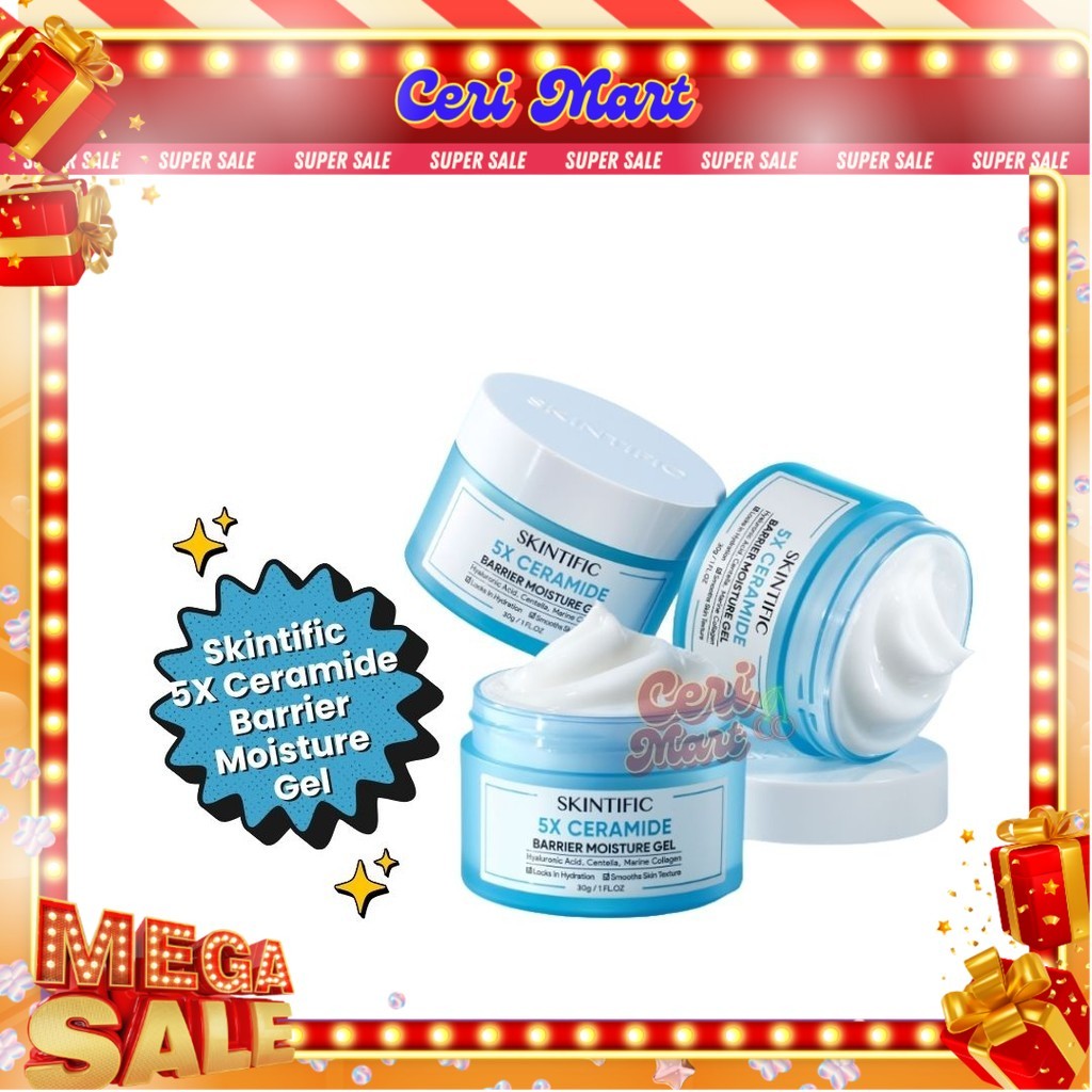 Jual SKINTIFIC 5X Ceramide Barrier Repair Moisturize Gel Moisturizer ...