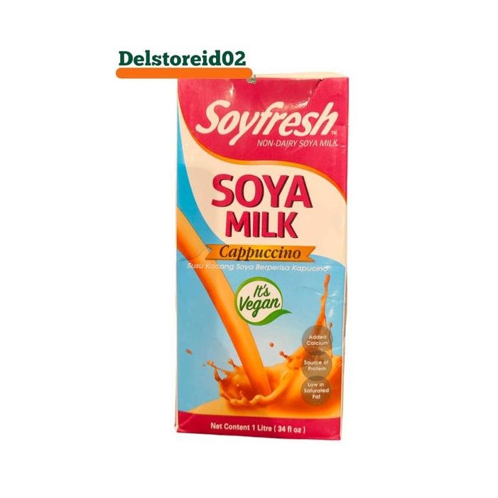 Jual Soyfresh soya milk cappuccino 1000ml/ 1 liter | Shopee Indonesia