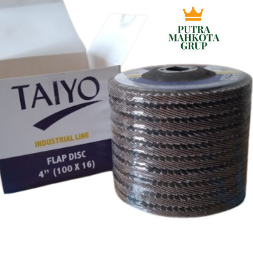 Jual Flap Disc 4 inch Taiyo A80,A100 /Mata Amplas susun Gerinda 4 ...