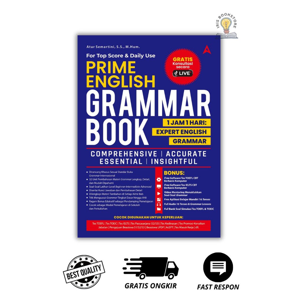 Jual Buku Prime English Grammar Book - Buku Belajar Bahasa Inggris ...