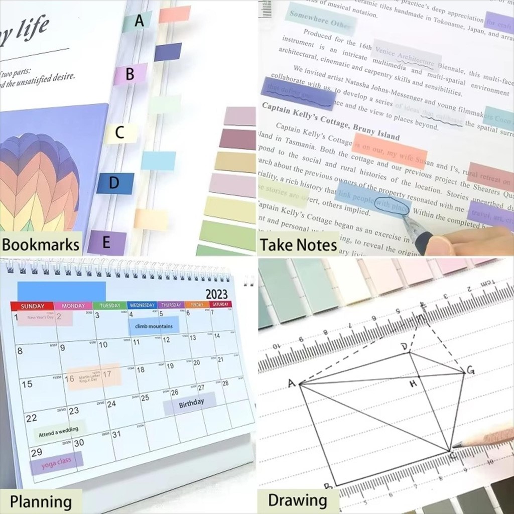 Jual NA Sticky Notes Memo 200 Lembar / Inner Index Mark Penanda ...