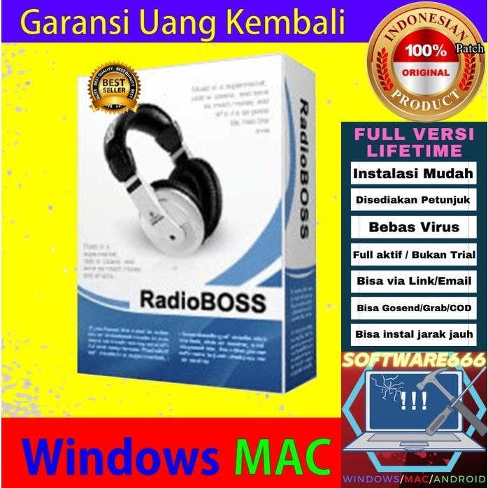 Jual Software Programming Radio: RadioBOSS Advanced 6 [WIN] SOFTWARE ...