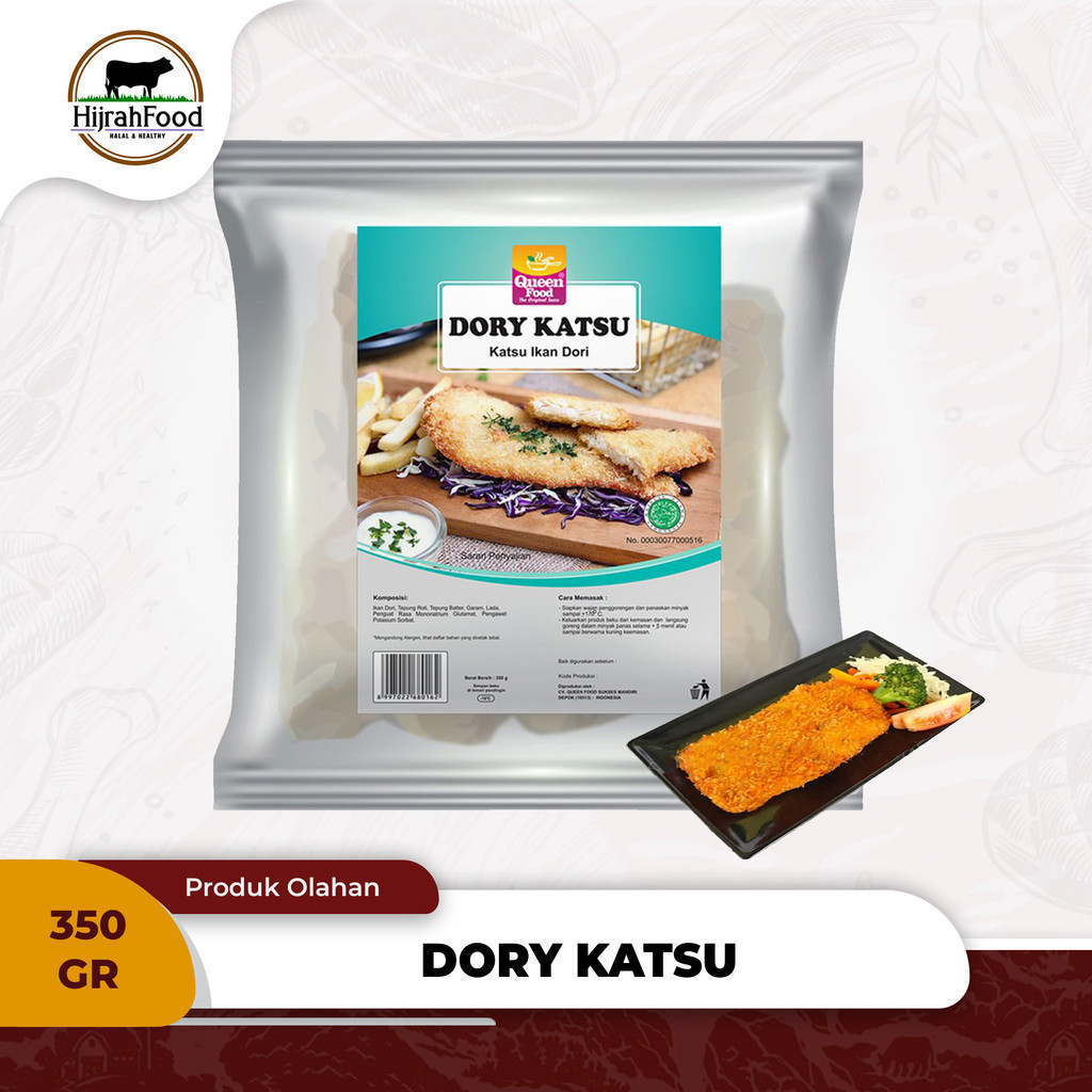 Jual Queen Food Dory Katsu 350 gram Katsu Ikan Dori Frozen | Shopee ...