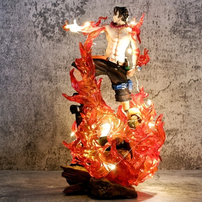 Jual Portgas D Ace Musket Firegun 30cm One Piece action figure PVC ...