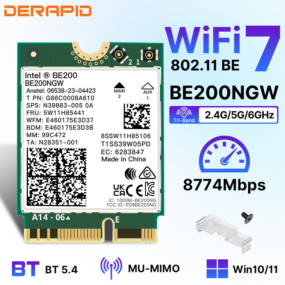 Jual Intel Be200 Wifi 7 Be200ngw Tri Band Ngff Wifi7 Adapter Bluetooth